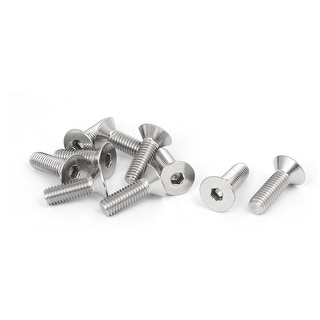 M5x16mm 316 Stainless Steel Countersunk Flat Head Hex Socket Cap Screw ...