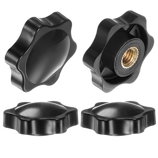 Star Knobs Female Thread Head Plastic Non-Through Hole Screw-in ...