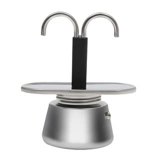 2-Cup Espresso Coffee Maker Stainless Steel Mini Moka Pot - Bed Bath ...