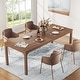 Dining Table for 6-8 Person, 78 inch Long Rectangular Kitchen Dining ...