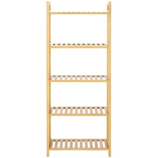 SAFAVIEH Sirlis 5 Tier Shelf - 20" W x 10" D x 50" H - 20Wx10Dx50H ...