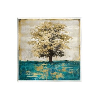 Stupell Contemporary Tree Leaf Reflection Wall Plaque Art, Design by ...
