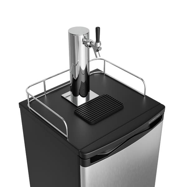 EdgeStar 20 Inch Wide Kegerator and Keg Beer Cooler for Full Size Kegs ...