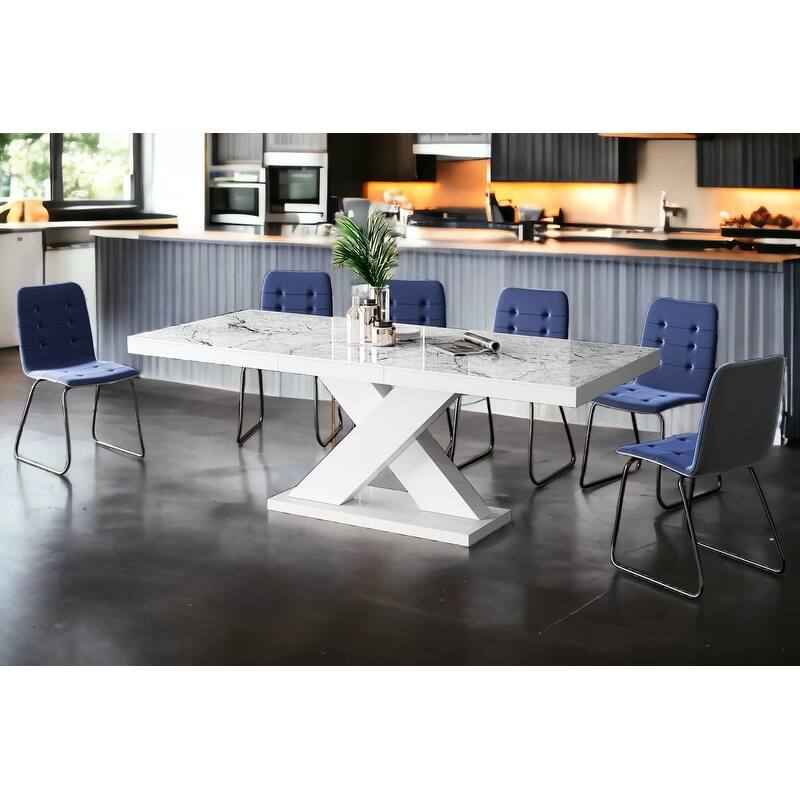 LEON Dining Set - Overstock - 37856745