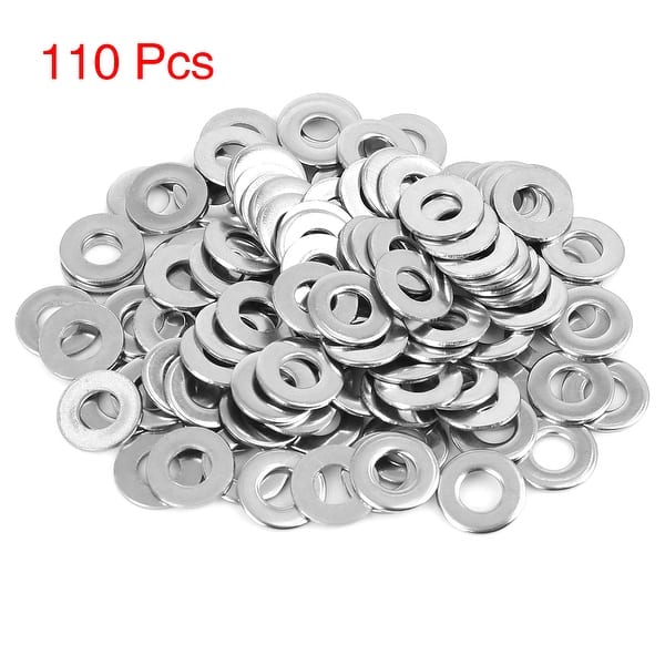 M6 x 14mm x1.2mm Stainless Steel Car Fastener Sealing Flat Washer ...