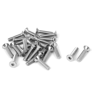 M3x14mm Stainless Steel Hex Socket Flat Head Countersunk Bolts Screw ...