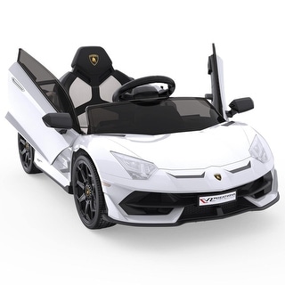 Ride on Car for Kids 12V Licensed Lamborghini Electric Vehicles Battery ...