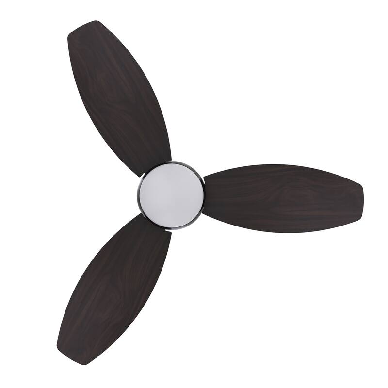 Reed 48-inch Indoor Ceiling Fan with Remote,Dimmable LED Light Kit ...