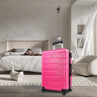 Rose Red Expandable Lightweight Luggage (only 28") Suitcase Travel ...