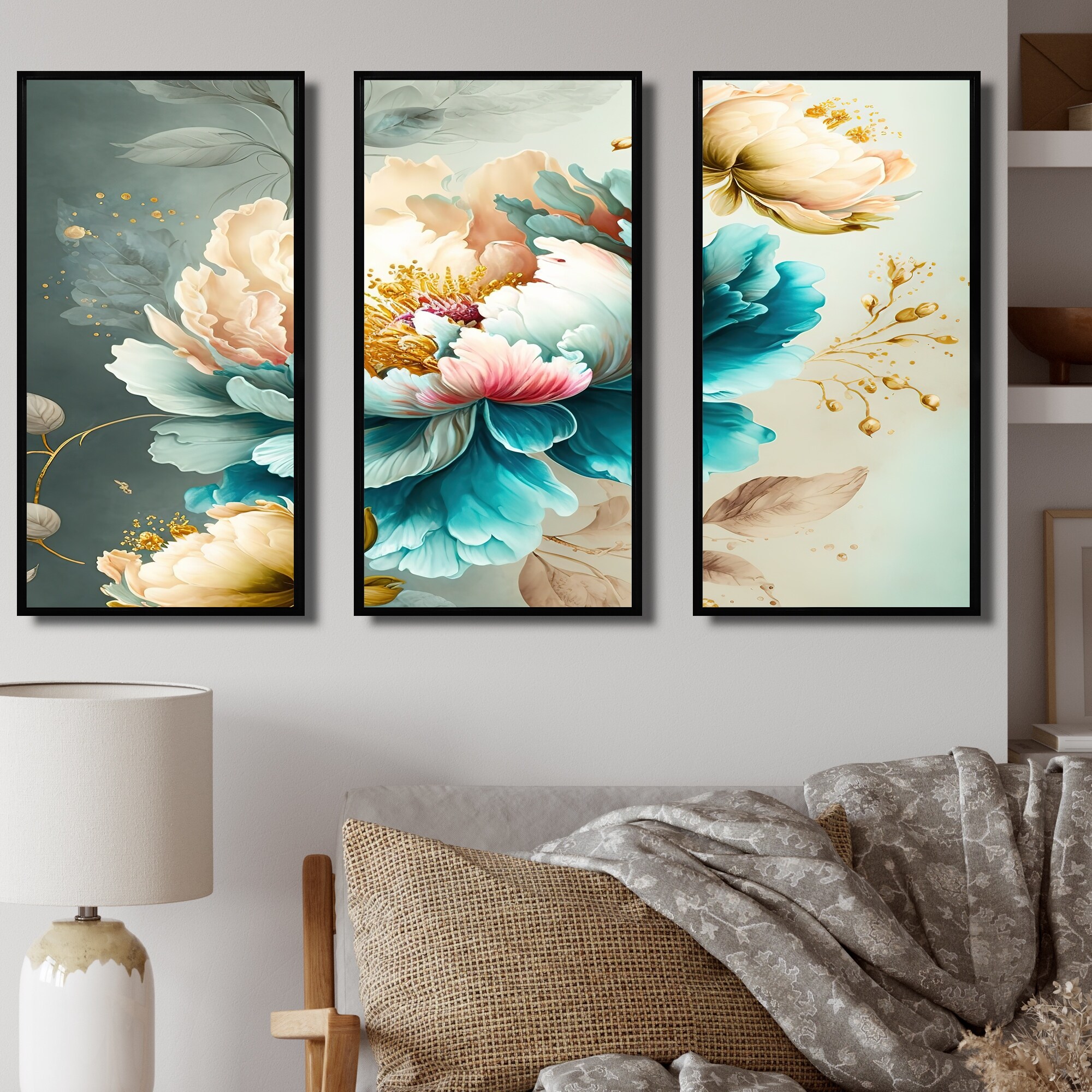 Blue Large Canvas Art - Bed Bath & Beyond