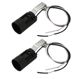 2pcs 70mm Height Wall Lamp Pendant Light Holder E14 Lamp Socket w Wire ...