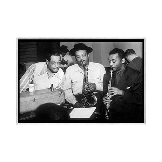 iCanvas "Duke Ellington with Ben Webster and Jimmy Hamilton at Carnegie ...