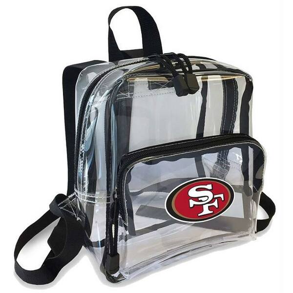 Northwest NFL San Francisco 49ers Clear Stadium Approved Mini Backpack ...