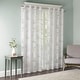 Palm Leaf Burnout Window Sheer - Bed Bath & Beyond - 41065587