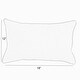 Sunbrella Spectrum Indigo Indoor/Outdoor Knife Edge Pillow (Set of 2 ...