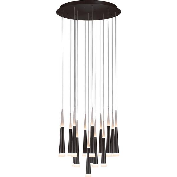 PageOne Lighting Meteor 16 Head Satin Dark Gray Finished LED ...