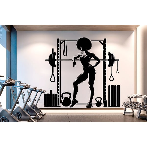crossfit gym wall art