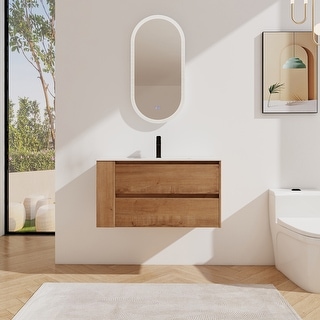 Wall-Mounted Dressing Table Washbasin Cabinet Bathroom Storage Cabinet ...