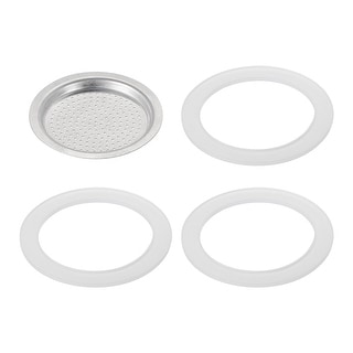 Aluminium Filter Replacement 49x41x5mm for 1-Cup Use Mocha Coffee Maker ...