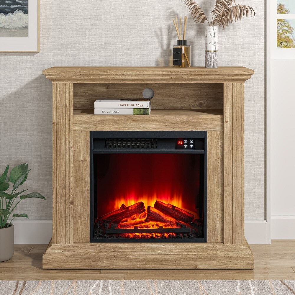 Tan Electric Indoor Fireplaces - Bed Bath & Beyond