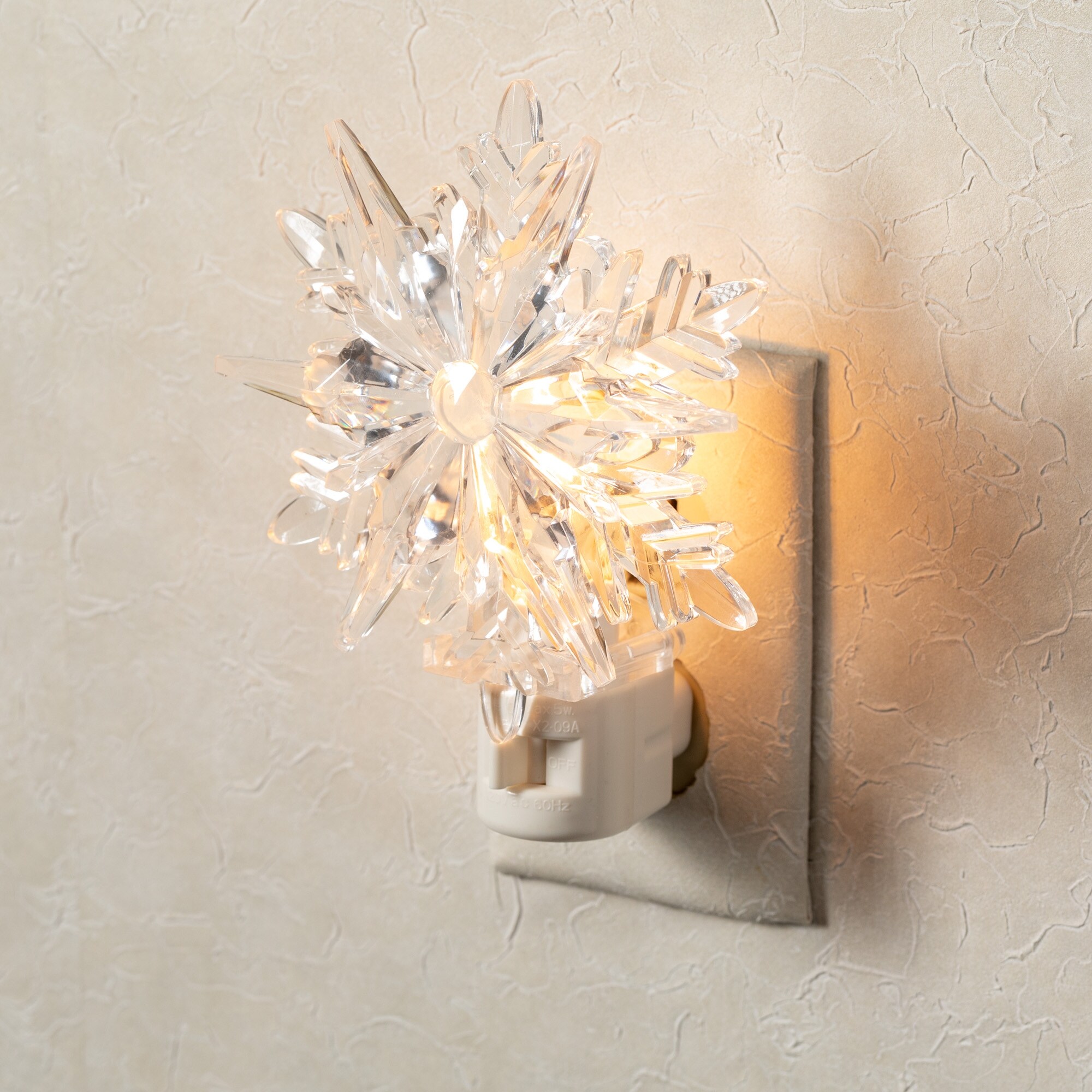 snowflake wall light