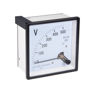 AC 0-500V Analog Panel Voltage Gauge Volt Meter 96 1.5% Error Margin ...