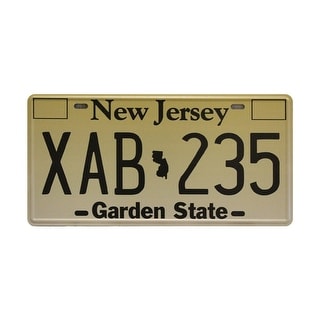 Xab 235 Car Replica Prop New Jersey License Plate 12" x 6" - 12" X 6 ...