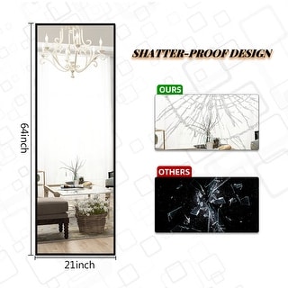 65''x22'' Full Length Mirror Floor Mirror - N/A - Bed Bath & Beyond ...