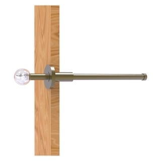 Allied Brass Clearview Collection Retractable Pullout Garment Rod - Bed ...