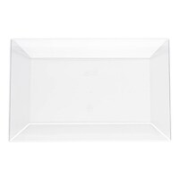 Solid Rectangular Disposable Plastic Plate Packs - Party Supplies - Bed ...