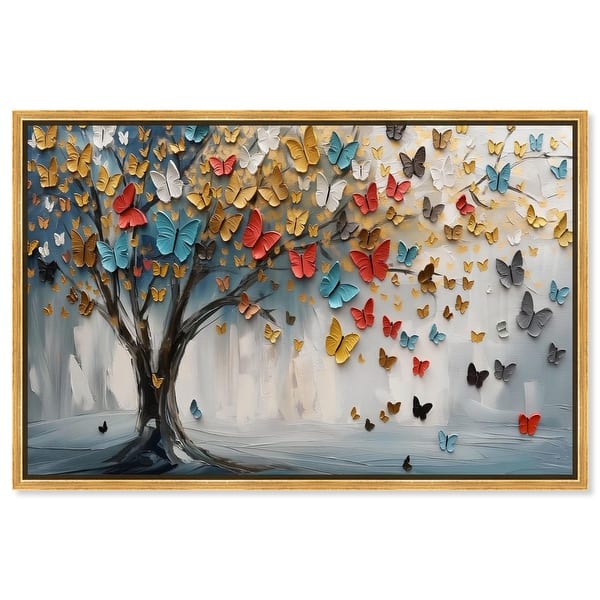 colourful tree prints