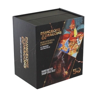 Dungeons & Dragons 50th Anniversary Holmes Retro Replica & Modern Dice ...