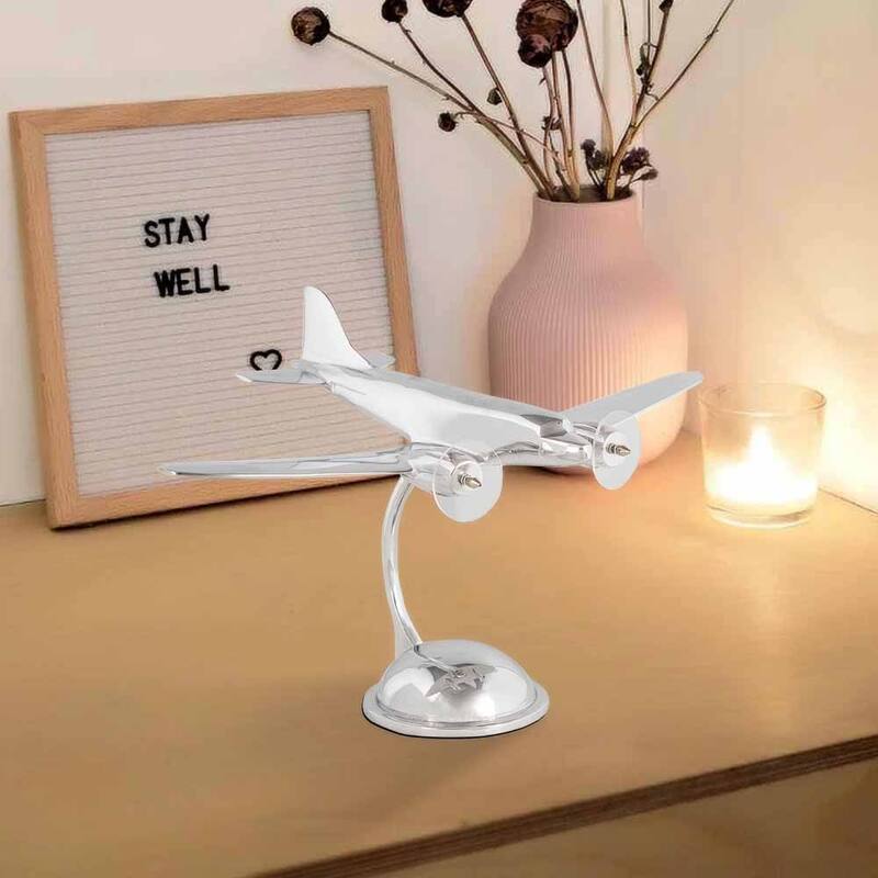 Authentic Models Percy Aviation in Silver - Overstock - 35237849