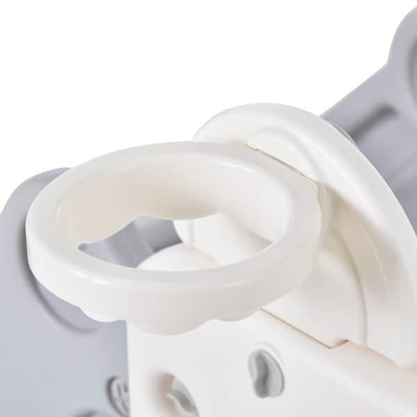 Freestanding Kids Slide with Bus Play Structure Climber and Basketball ...