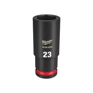 Milwaukee Tool Deep Impact Socket,Steel,23 mm 49-66-6284 - 1 Each ...
