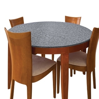 Beautiful Elasticized Edge Stretch Fit Vinyl Table Cover - 9.880 x 6. ...