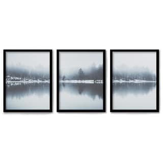 (Set of 3) Triptych Wall Art Wall Art Morning Mist by Tanya Shumkina Framed Prints - Variety of ...