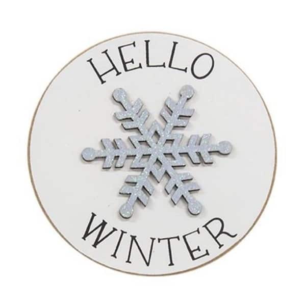 winter display sign