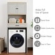 Over The Washer Dryer Storage Cabinet For Compact Washing Machines ...