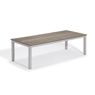 Oxford Garden Travira 103-inch Tekwood Natural Rectangular Dining Table ...