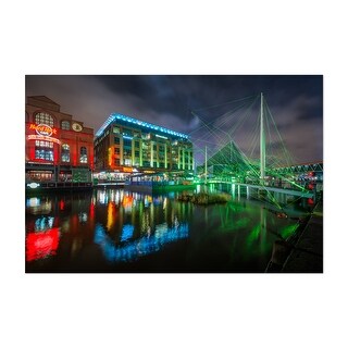 Baltimore Maryland Reflections at The Inner Harbor Art Print/Poster ...