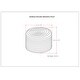 Margo - Round Pouf - Green - Bed Bath & Beyond - 43737096