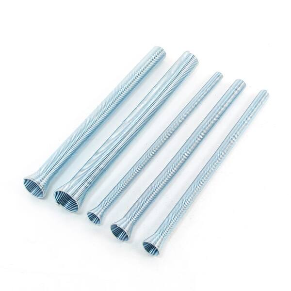 Zinc Plated Steel Wire Spring Tube Bender Kits Light Blue 5 Pcs - Light ...