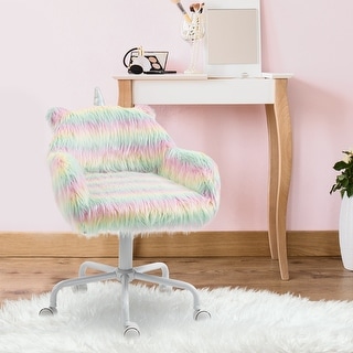 Furry Cute Office Chair Fluffy Unicorn Office Chair - Bed Bath & Beyond ...