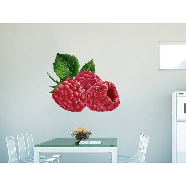 Raspberries Wall Decal - Berries Sticker for Kitchen - Bed Bath ...