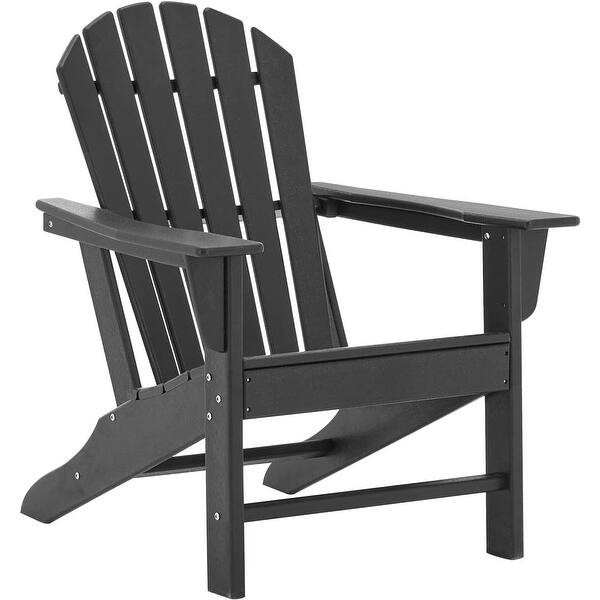 Faux Wood High Backs Fixed Outdoor Adirondack Chairs - Bed Bath ...