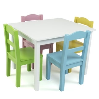 5 Piece Rectangle Kids Table and Chair Set - Bed Bath & Beyond - 37868463