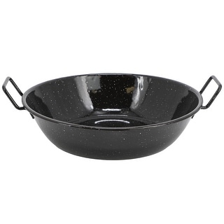 Oster Castillo 12 Inch Speckled Black Enamel on Steel Paella Pan with ...