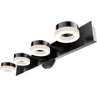 PageOne Lighting Variety 12.5 pound Satin Dark Gray LED Wall Sconce ...