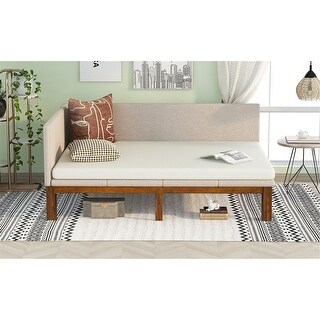 Upholstered Daybed/Sofa Bed Frame Full Size - Bed Bath & Beyond - 37836648